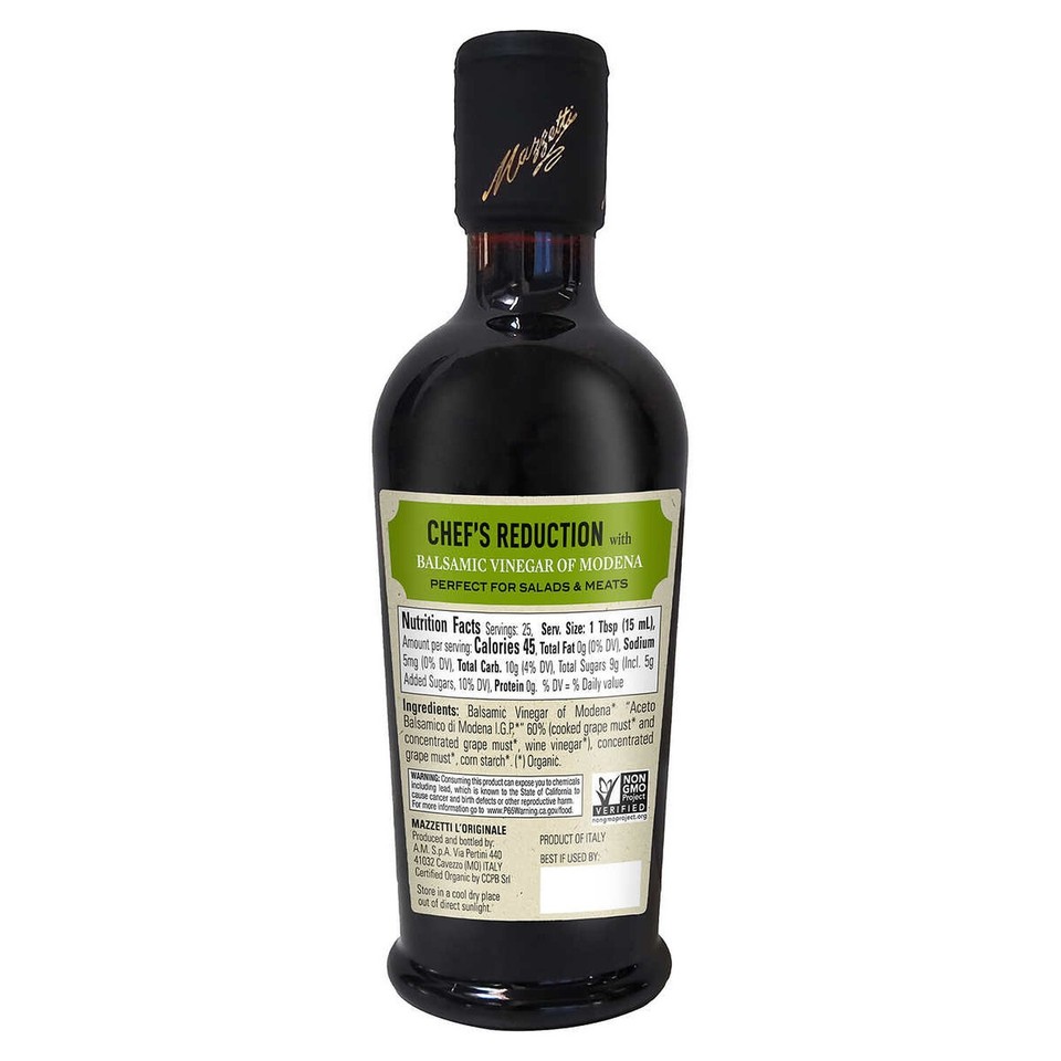 BALSAMIC GLAZE REDUCTION FROM VINEGAR OF MODENA SYRUP FOR SALAD ...