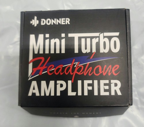 Donner Mini Turbo Headphone Amplifier Rechargeable Phone Recording Jack ...