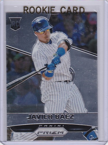 JAVIER BAEZ ROOKIE CARD 2015 Panini PRIZM RC CHICAGO CUBS Baseball Javy ...