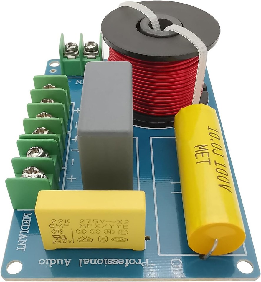 Easy Install 200W 3-Way Crossover with Genuine Audio Grade Components ...