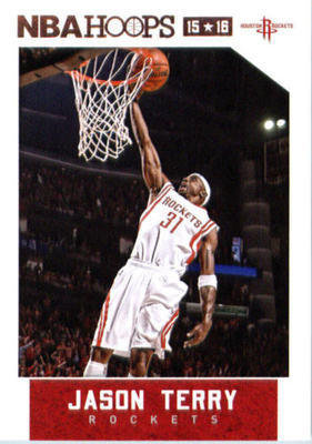 2015-16 Panini NBA Hoops #53 Jason Terry Houston Rockets NM Trading ...