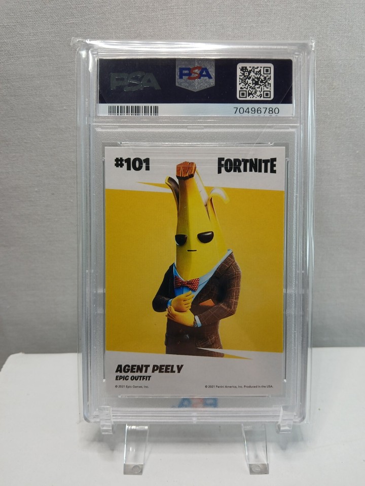 2021 Panini Fortnite Series 3 Cracked Ice Agent Peely #101 PSA 10 | eBay