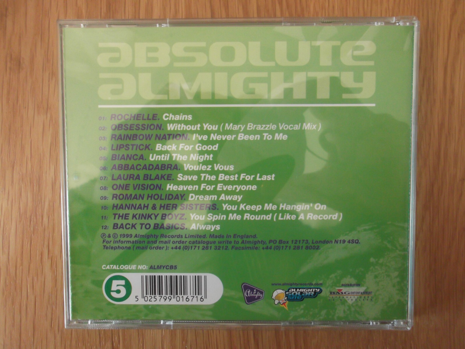 Absolute Almighty Vol 5 (CD) for sale online | eBay