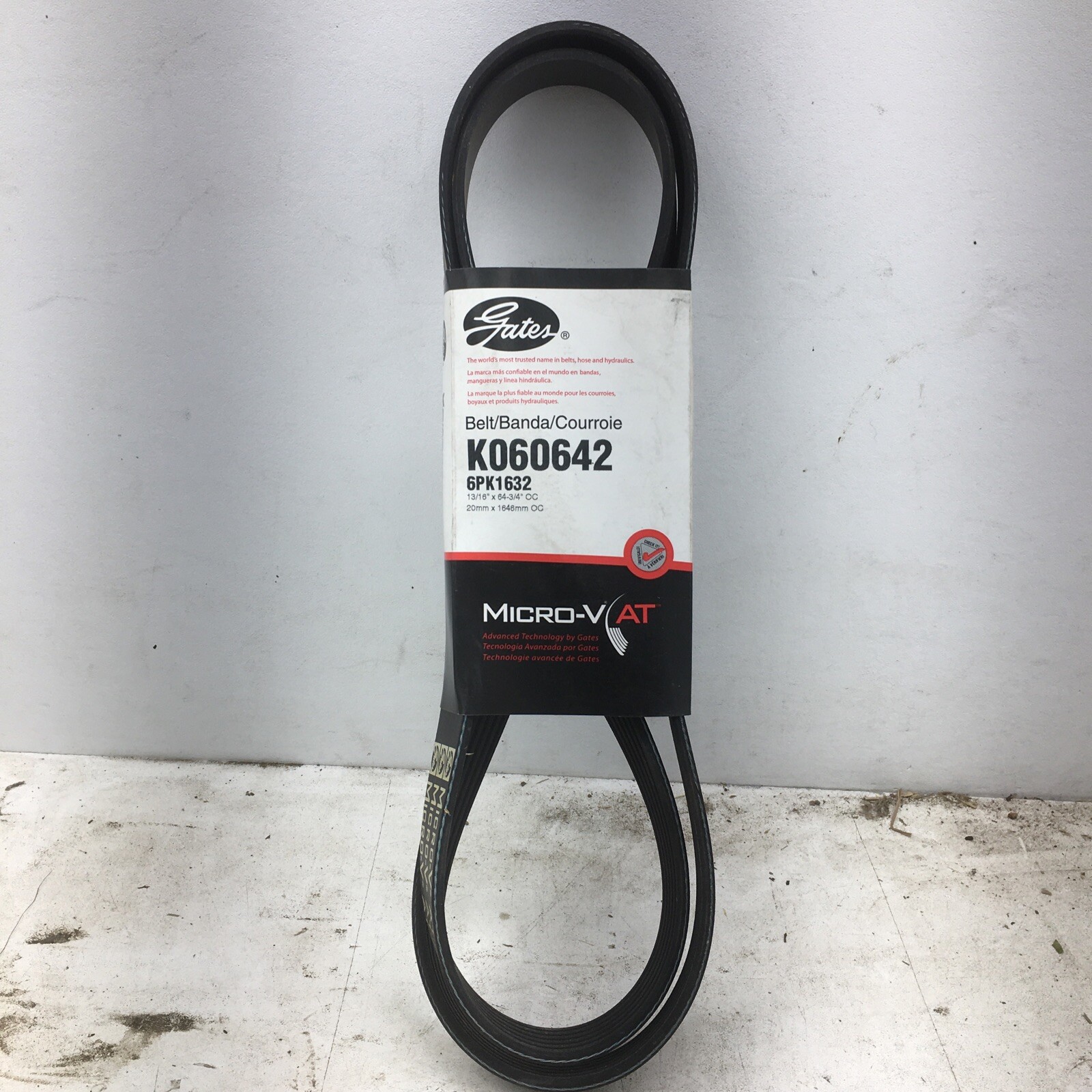 Gates Micro-V Serpentine Belt K060642 (New Old Stock) | eBay