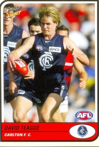 2005 AFL SELECT TRADITION Common card #28 - David Teague - Carlton | eBay