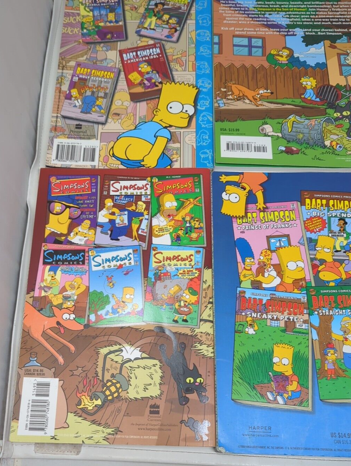 Lot Of 6 Simpsons / Bart Simpson Comic Books | eBay