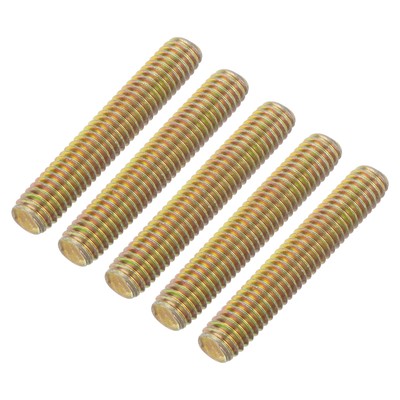 20 Pcs Fully Threaded Rod, M6-1.0x35mm Carbon Steel Long Thread Screw ...