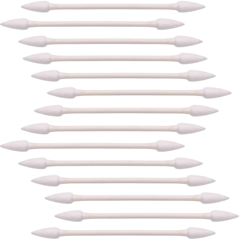 400 Count Pointed Tip Cotton Swabs Double Tips Cotton Buds with Paper ...