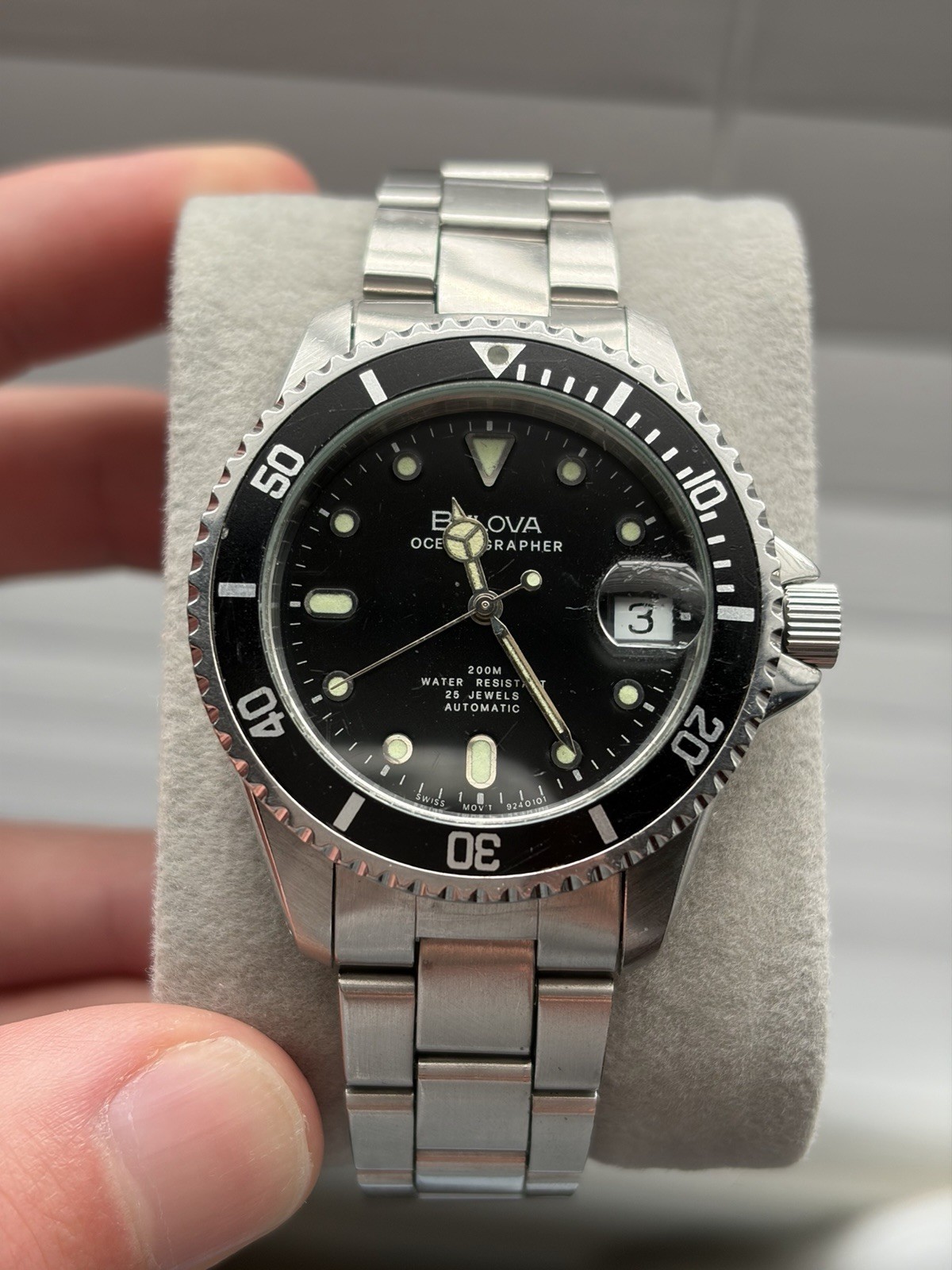 Bulova Oceanographer “Submariner” – Automatic – ETA 2824-2 – Circa Late ...