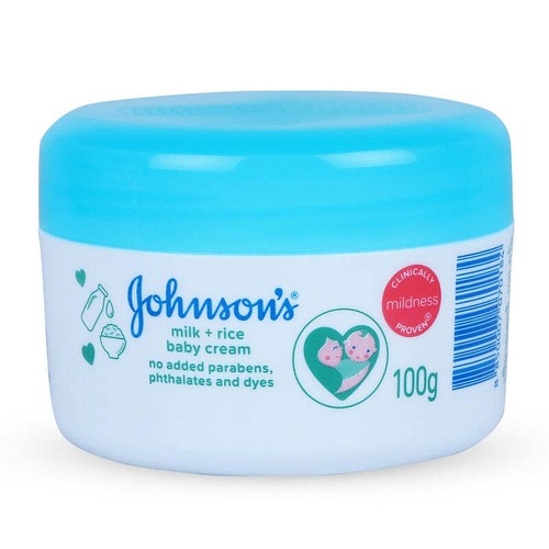 Johnson's Intense Moisturization Baby Cream Blue - 100 grm | With Milk ...