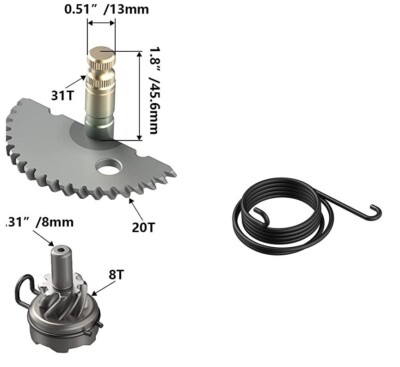 50CC GY6 139QMB SCOOTER MOPED KICK STARTER SHAFT GEAR KL05 | eBay