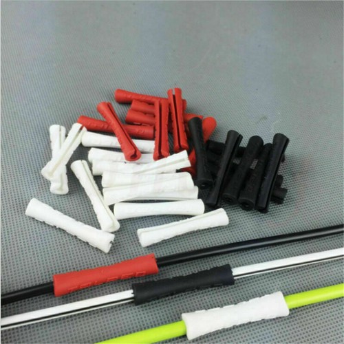 10PCS Silicone Bicycle Outer Brake Gear Cable Wrap Frame Protector MTB ...
