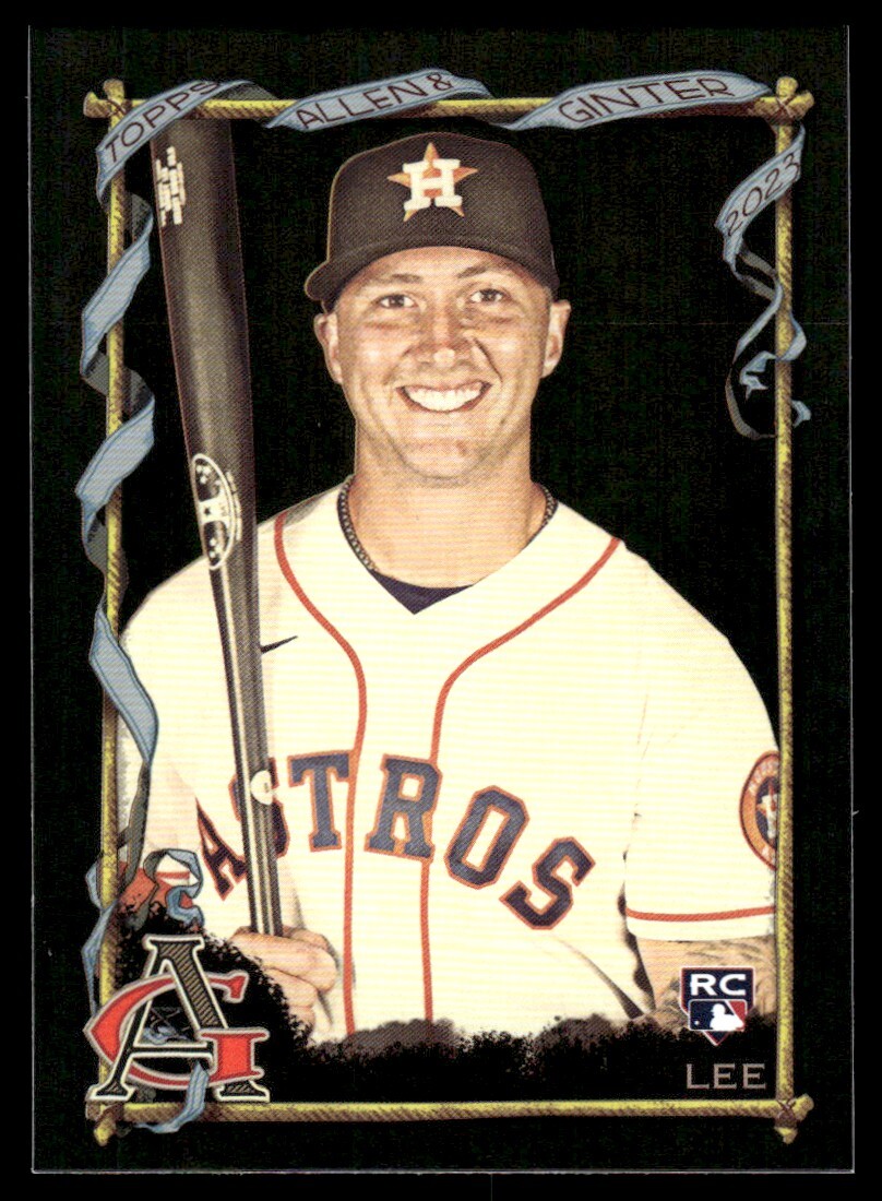 Korey Lee 2023 Topps Allen & Ginter X Rookie Black Card RC #126 Houston ...