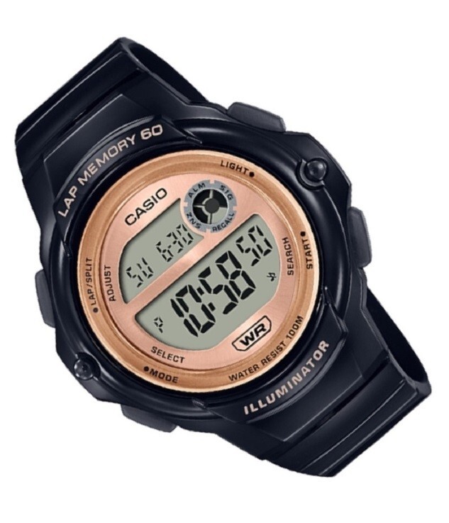 Casio LWS-1200H-1A 3 Alarms Digital Girls Womens Watch Lap Memory LWS ...