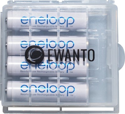 Panasonic 4x R03 BATTERY ENELOOP BULK AAA + EWANTO battery box | eBay