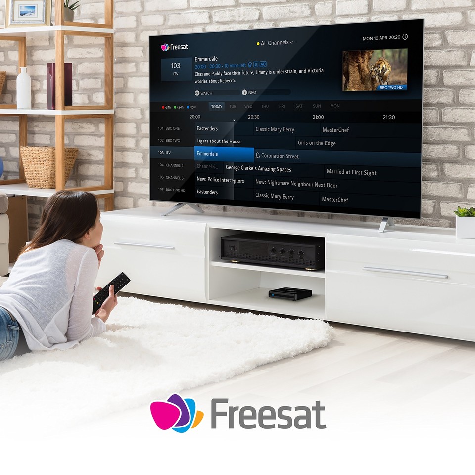 Freesat HD Box, Remote, Control, Free, 1080P, Digital 5060251340138 ...
