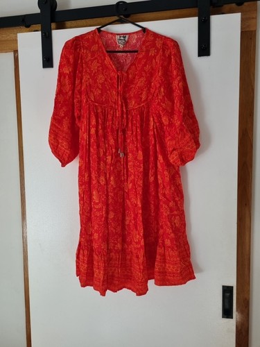 JAASE Red Beach Mini Maxi Dress Size XS Boho A5 | eBay Australia