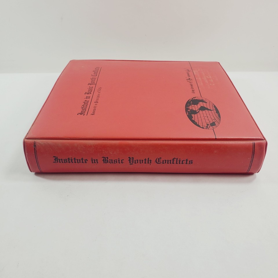 Institute in Basic Youth Conflicts Teachers Edition Bill Gothard 1975 ...