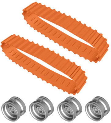 LEGO Rubber Treads (technic,tank,bulldozer,crane,excavator,snowmobile ...