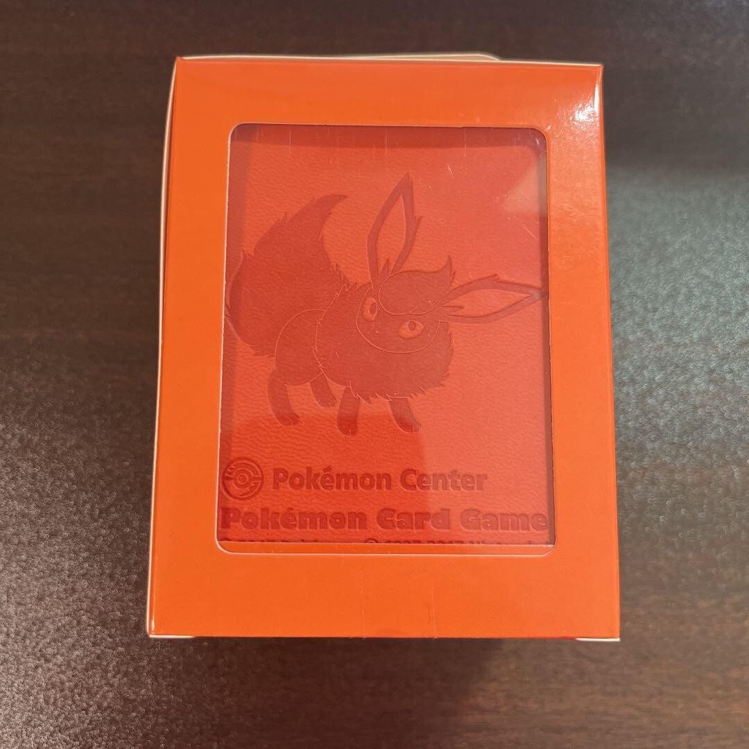 Pokemon Official Card Game Flip Deck Case Flareon Japan NEW | eBay