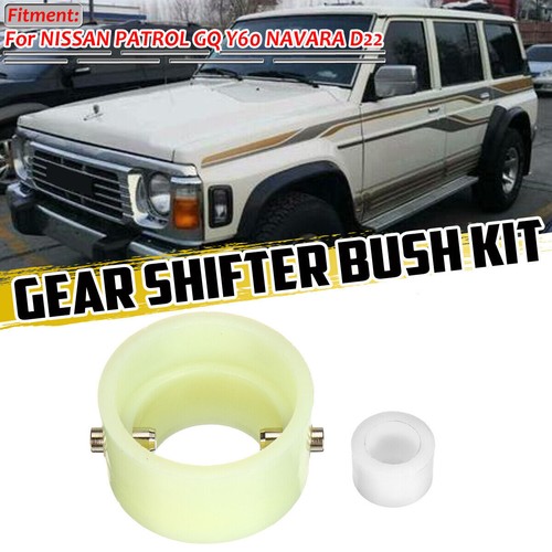 2Pcs Manual Gear Shifter Stick Bush Kit For Nissan Patrol GQ Y60 Navara ...
