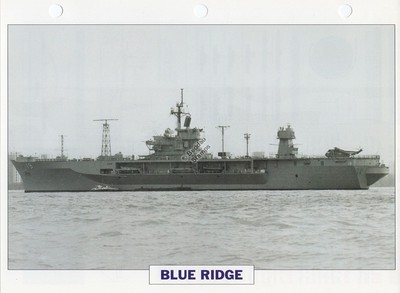 1969 USS BLUE RIDGE (LCC-19) Command Ship / Warship Photograph Maxi ...