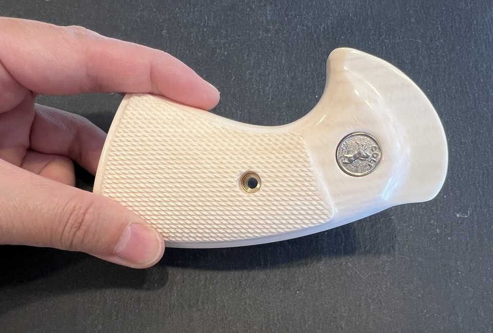 Colt Python Target AAA Bonded Ivory Grips ALTAMONT USA Made New Silver ...