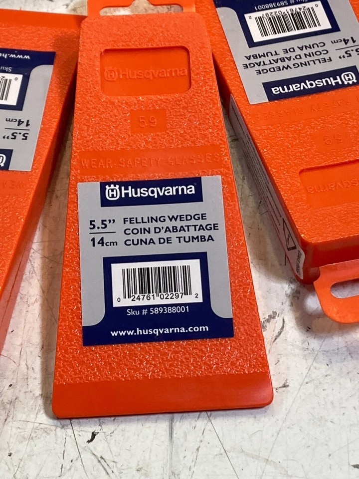 Lot of 4 Husqvarna 5.5" Felling Wedge Item #589388001 - NEW (M4) | eBay