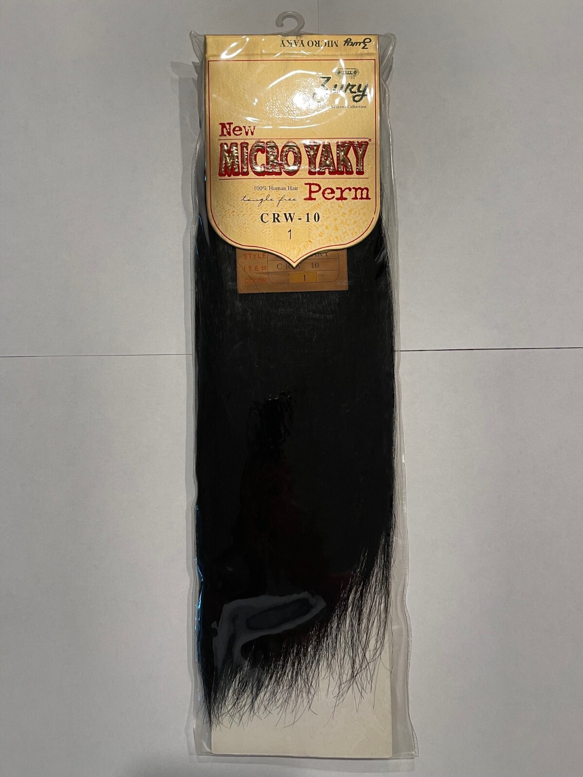 2 PACKS Zury 100% Human Hair Weaving Straight Micro Yaky Perm 10 inch ...
