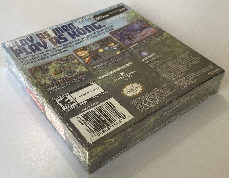 SEALED KONG: The 8th Wonder of the World Nintendo NEW Game Boy Advance ...