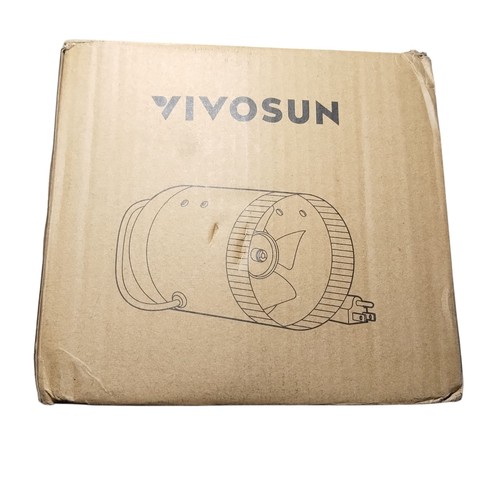 VIVOSUN 8 inch Inline Duct Fan 420 CFM, HVAC Exhaust Intake Fan, Low ...