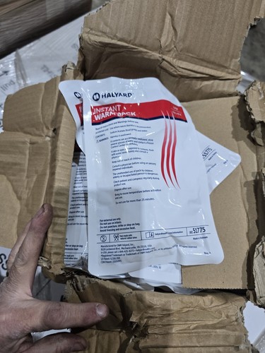 HALYARD Hot Compress Disposable Instant Warm Packs 6 x 9 Inches 24 ...