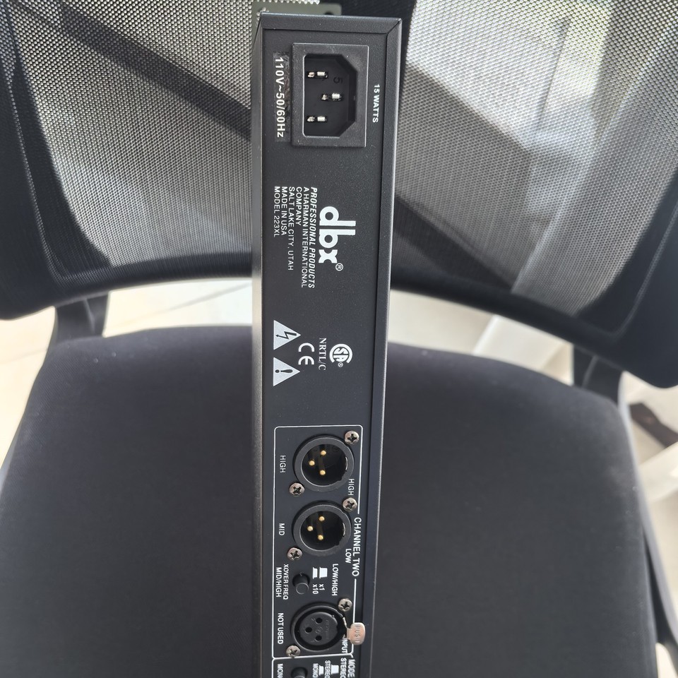 DBX 223XL Stereo 2-Way/Mono 3-Way Crossover Rack Mountable NEW | eBay