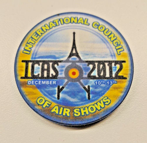2012 ICAS International Council of Air Shows Airshow Warrior Chip ...