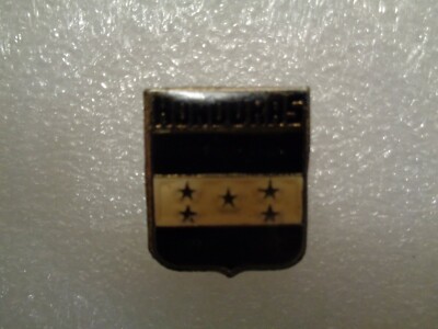 Vintage Honduras flag enamel pin | eBay