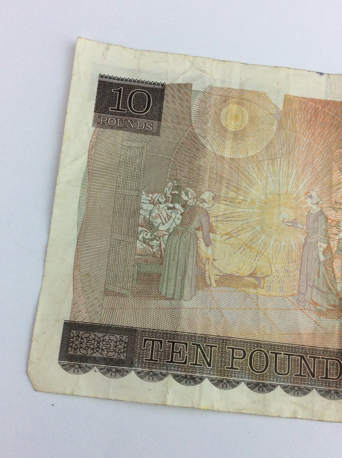 Bank Of England £10 Ten Pound Note 1988-1991 Florence Nightingale BX07 ...