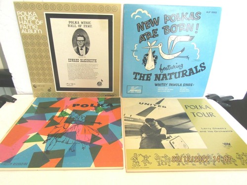 5-LP-LOT-POLKA-LARRY CHESKY-E.BLAZONCZYK-BOB CLEWELL-THE NATURALS-NA ...