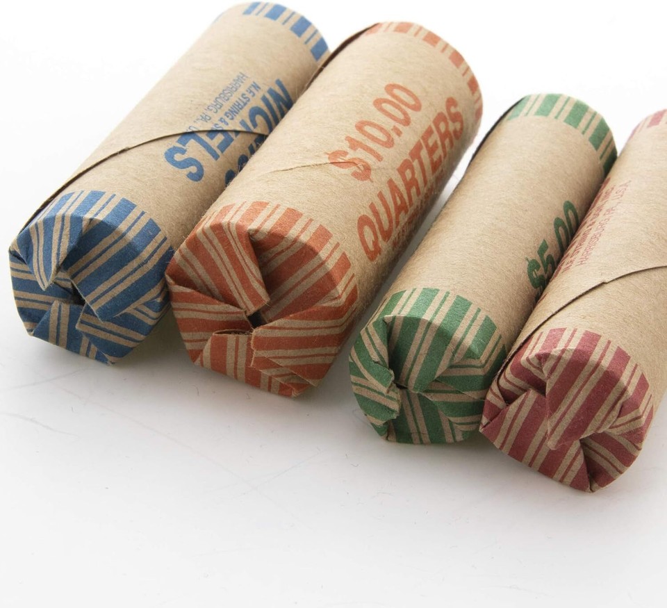 BAZIC Assorted Coin Wrappers Rolls, Made in USA, (36/Pack), 2-Pack | eBay