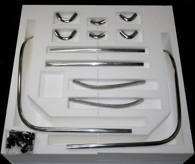 1963 Corvette Coupe Split Window Rear Window Molding Kit w/Retainers ...