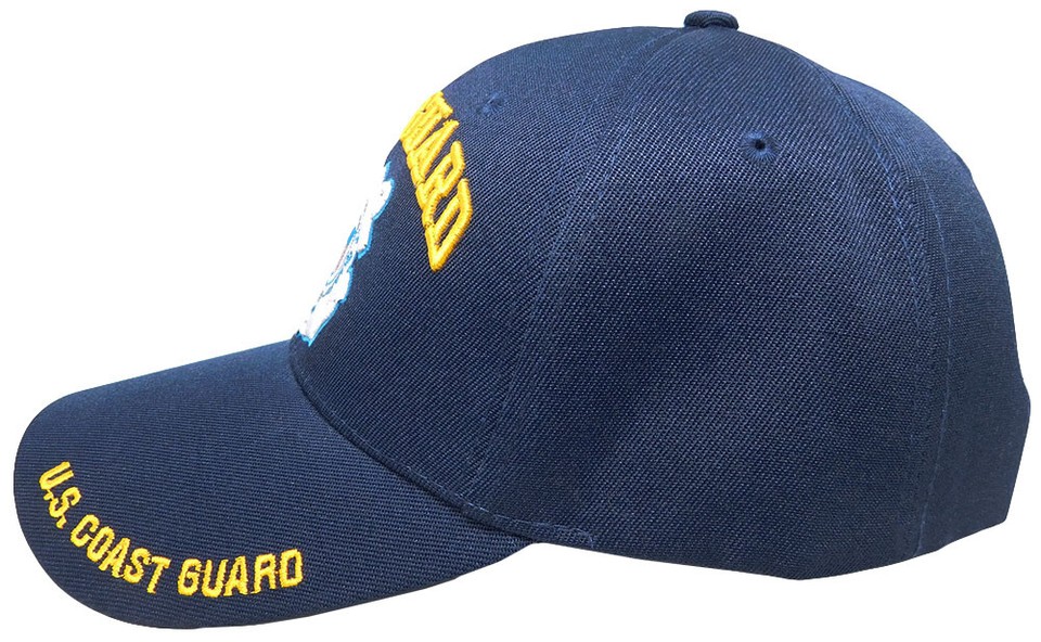Official Coast Guard Licensed USCG Emblem w/ shadow Cap HAT | eBay