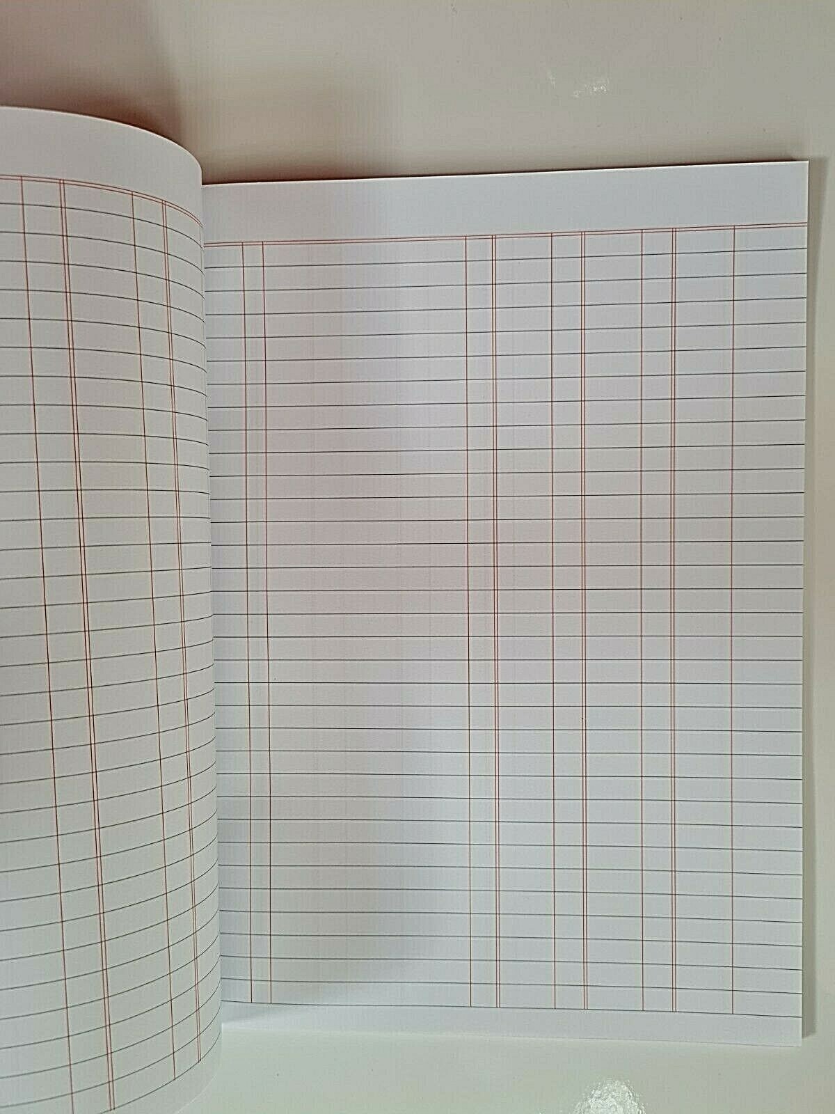 A4 ACCOUNTS BOOK KEEPING Cash Journal Ledger Accounting Book Double ...