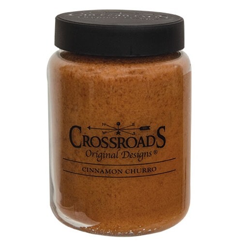 New Primitive Super Scented CROSSROADS CINNAMON CHURRO CANDLE 26oz Jar ...