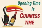 Officially Licensed Opening Time Is Guiness Time Vintage 24 X 36 Inch ...
