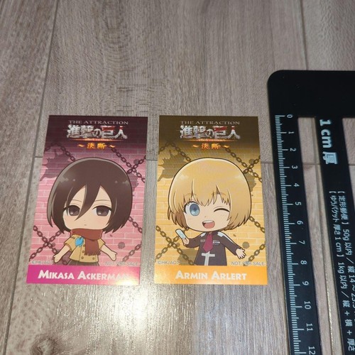 Attack on Titan Mikasa Armin Sticker 2-piece set | eBay