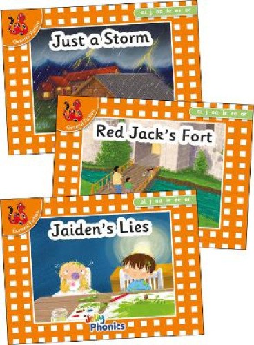 Jolly Phonics Orange Level Readers Set 4: in Precursive Letters ...