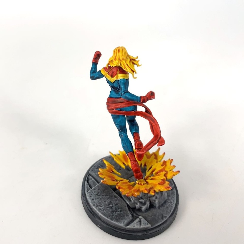 X1 Captain Marvel Plastic Atomic Mass Games Marvel Crisis Protocol | P ...