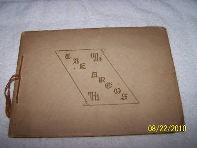 1914 Moorseville High School Yearbook Indiana The Argos Great OId ...