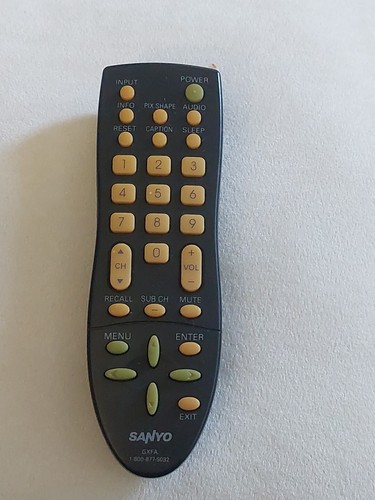 SANYO GXFA REMOTE CONTROL for DP39E23 DP39E63 DP42D23 DP19648 DP19649 ...