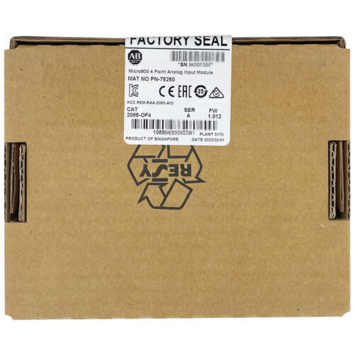 New Allen Bradley 2085-OF4 Micro800 4 Analog Output Module 2085OF4 AB ...