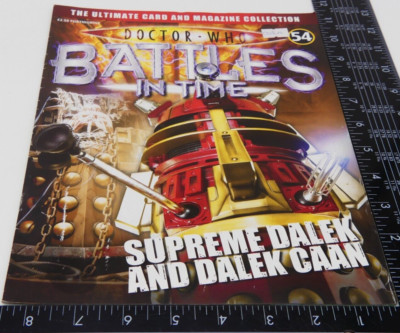 Doctor Who Battles in Time BBC Card Magazine Issue 54 | eBay